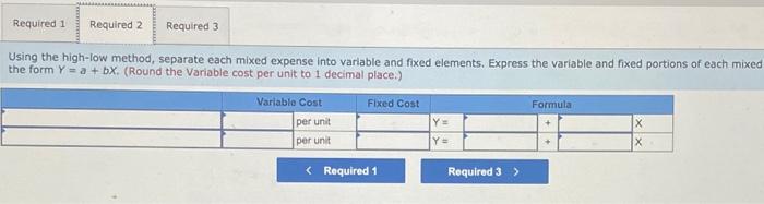 Solved Problem 6A-7 (Algo) Cost Behavior; High-Low Method; | Chegg.com