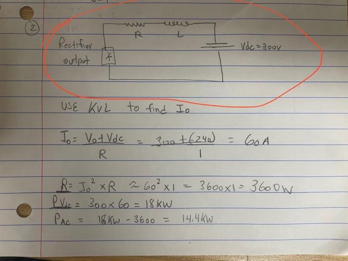 Solved Problem 2: 3-phase controlled rectifier with a load A | Chegg.com