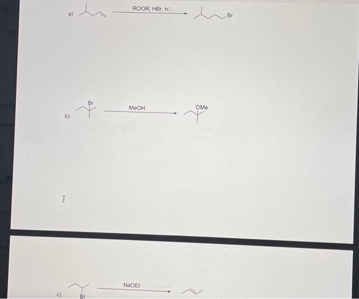 Solved For each of the three reactions, draw the necessary | Chegg.com
