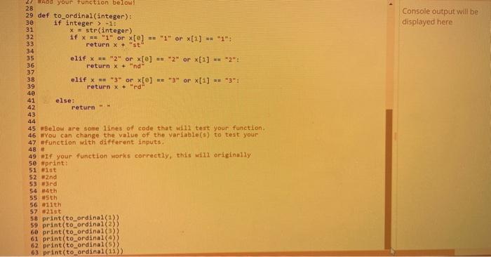 Solved 1 int the previous problom, you wrote a functi on | Chegg.com
