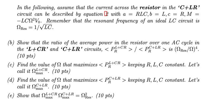 Solved 2. Circuit Permutations (50 pts) Consider an AC | Chegg.com