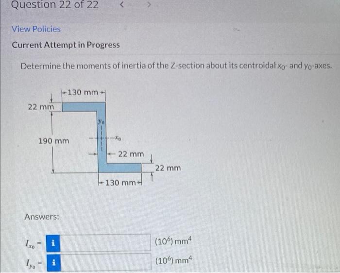 Solved Question 22 of 22