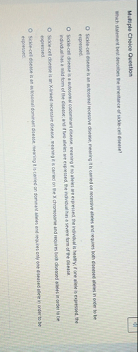 Solved Multiple Choice QuestionWhich statement best | Chegg.com