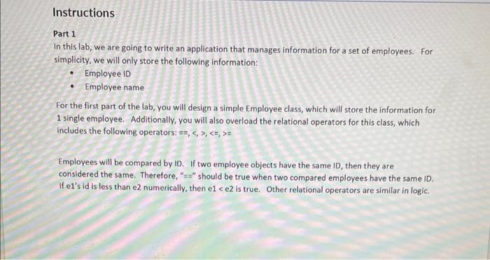 Solved Part 1 In this lab, we are going to write an | Chegg.com