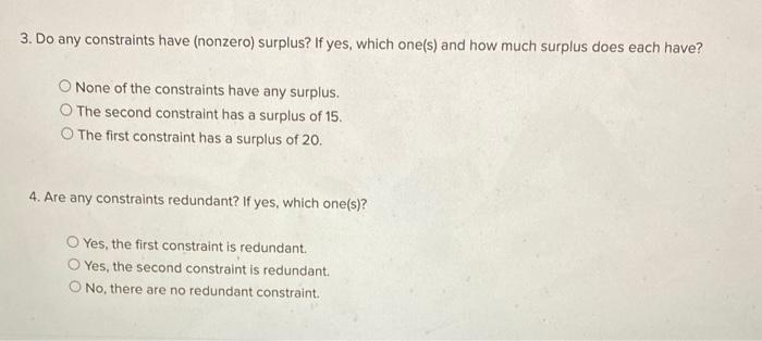 Solved Solve these problems using graphical linear | Chegg.com