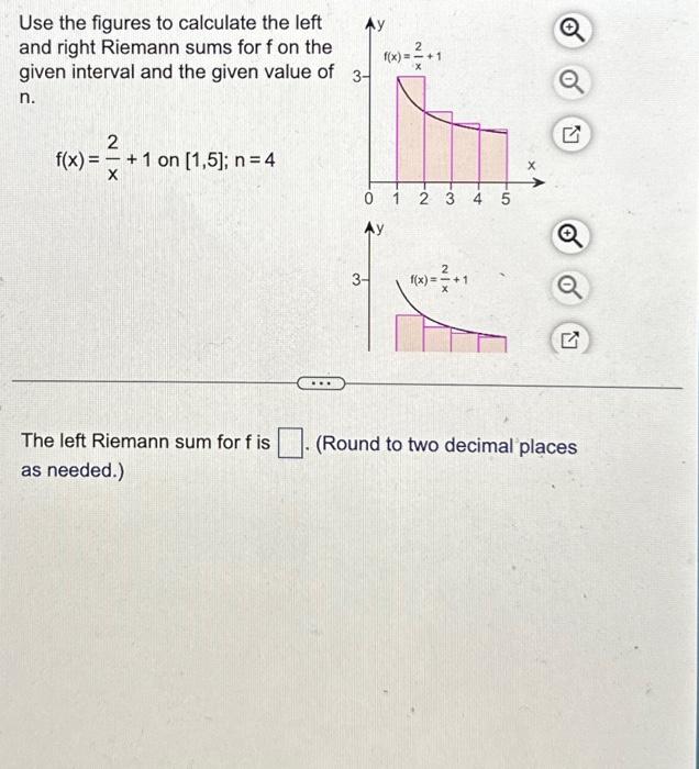 Solved Use the figures to calculate the left and right | Chegg.com