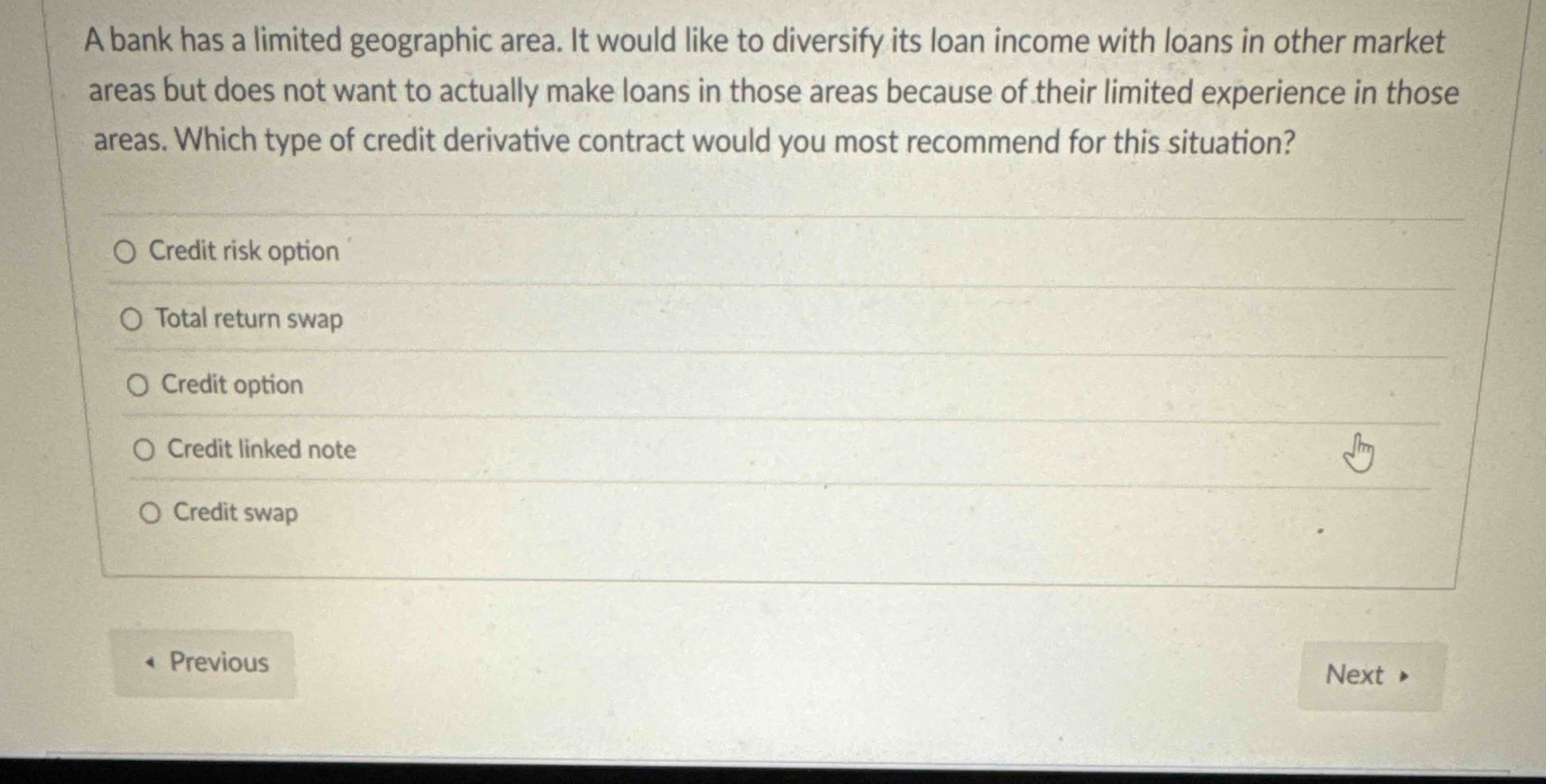 Solved A bank has a limited geographic area. It would like | Chegg.com
