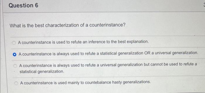 Solved What is the best characterization of a | Chegg.com
