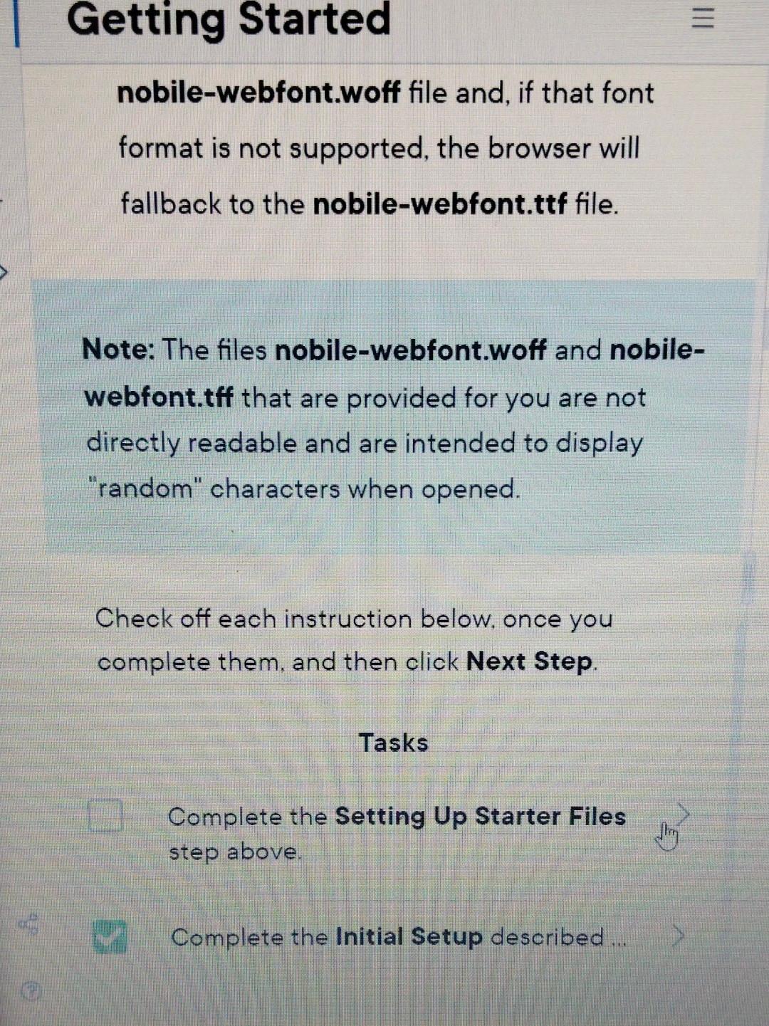 Solved nobile-webfont.woff file and, if that font format is | Chegg.com