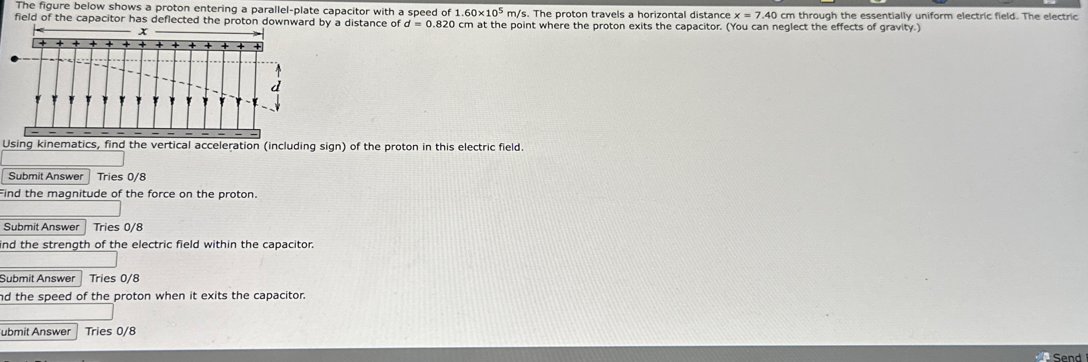Solved Using kinematics, find the vertical acceleration | Chegg.com
