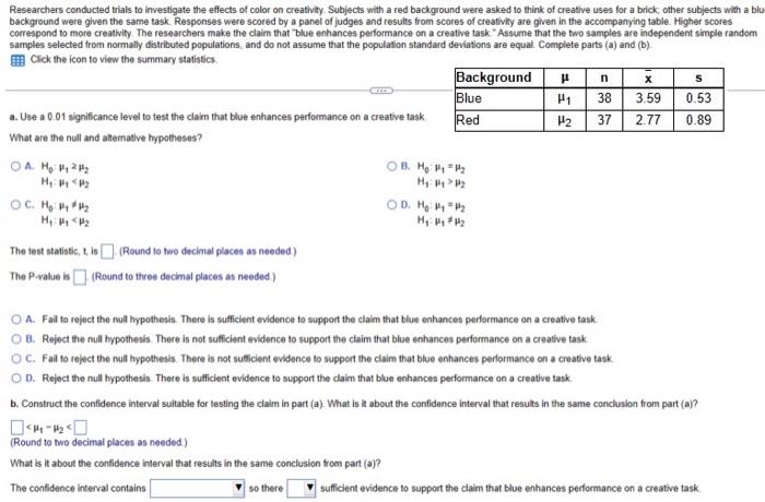 Solved Researchers conducted trials to investigate the | Chegg.com