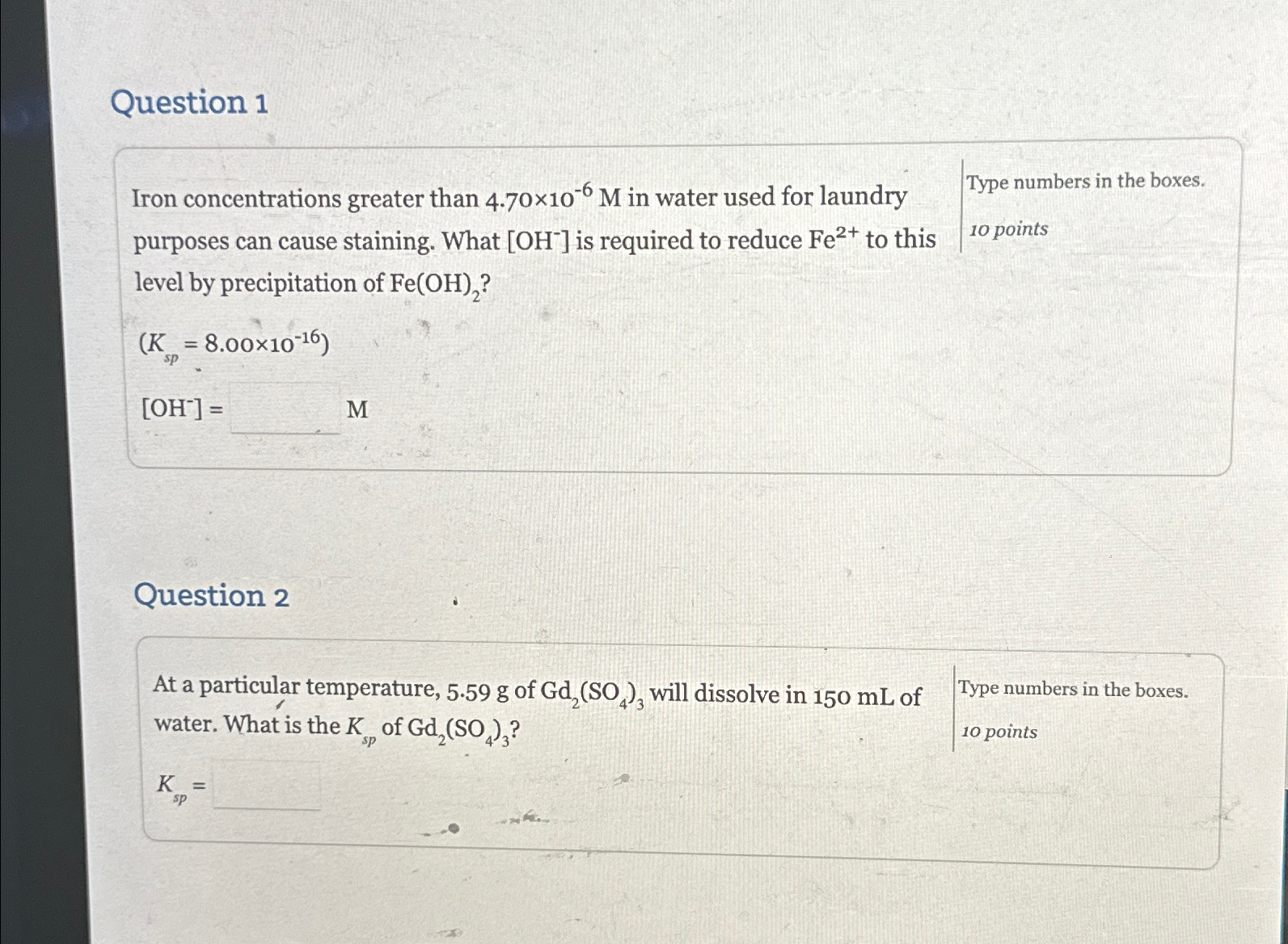 Solved Please Help me answer Both Questions | Chegg.com