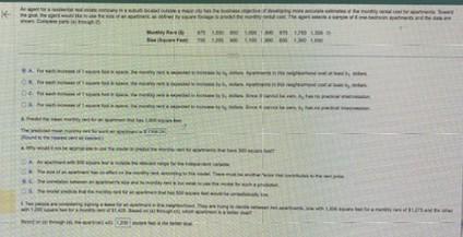 thowe Comblete parts (a) through (6. Monthly Rent | Chegg.com