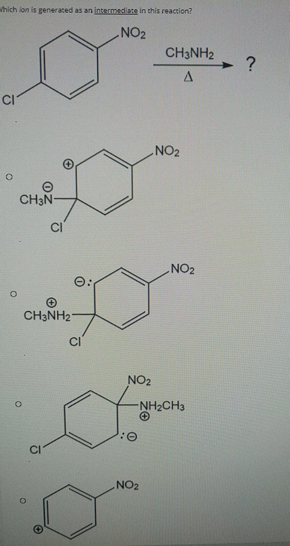 Solved Vhich ion is generated as an intermediate in this | Chegg.com