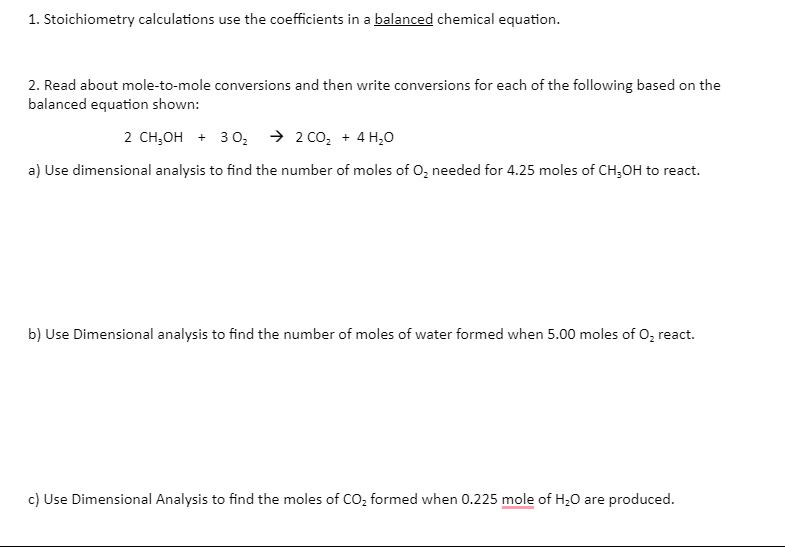Solved Stoichiometry calculations use the coefficients in a | Chegg.com