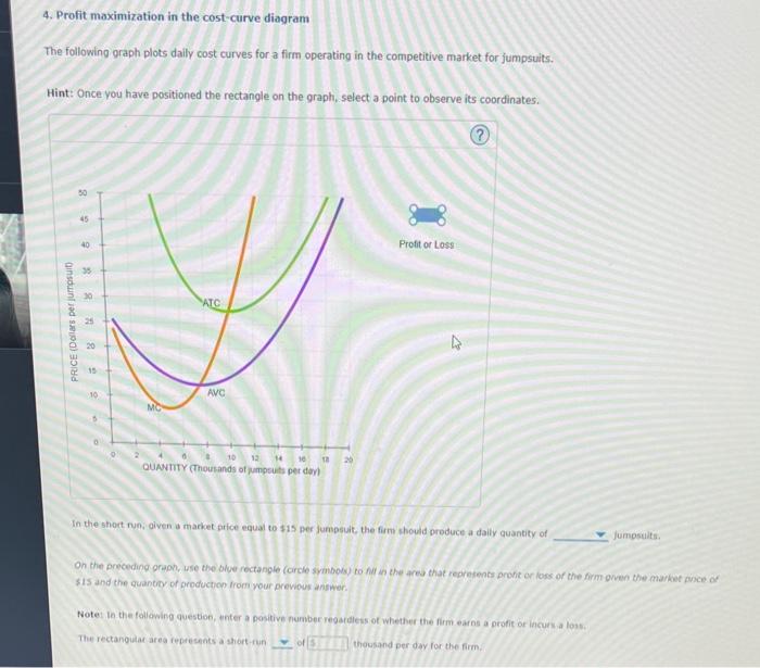 Solved 4. Profit maximization in the cost-curve diagram The | Chegg.com