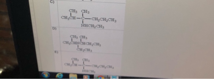 Solved Question 46 The structure that corresponds to | Chegg.com