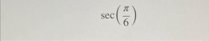 Solved л sec (6) л sec (6) | Chegg.com