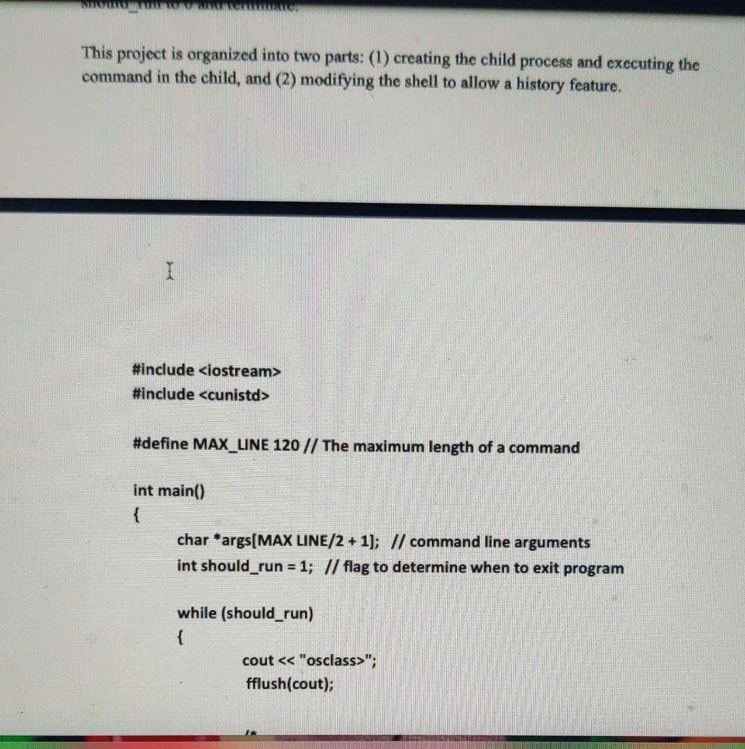 This project consists of designing a C/C++ program to | Chegg.com