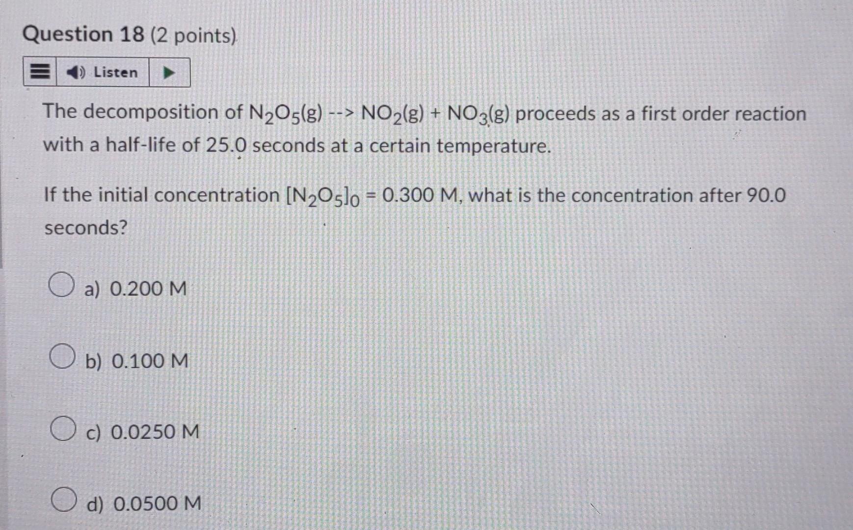 Solved Adding a catalyst to a reaction increases the | Chegg.com