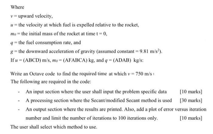 USING AN OCTAVE CODE !USING AN OCTAVE CODE !USING AN | Chegg.com
