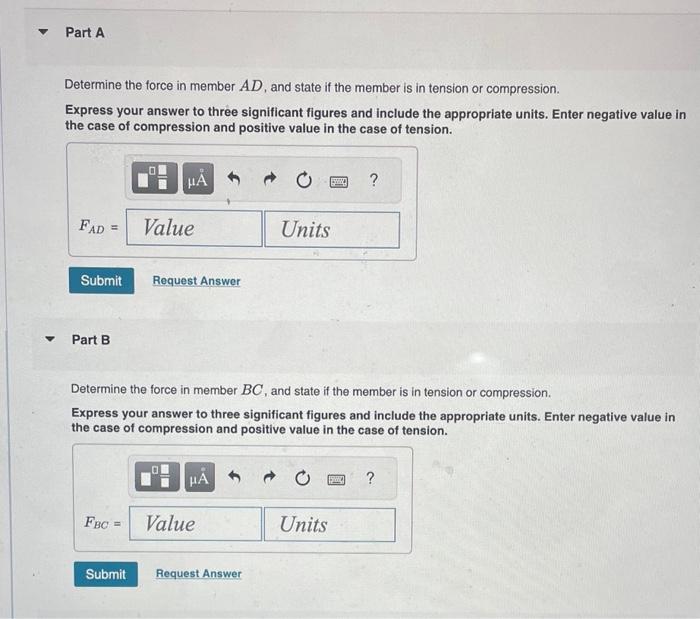 Solved Set P1=65kN,P2=32kN. (Figure 1)Determine the force in | Chegg.com