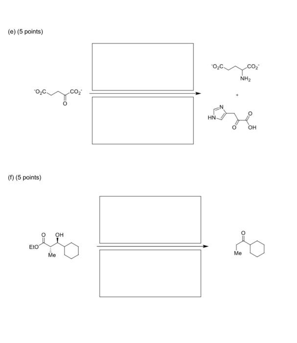 Solved 3. (29 points) Provide the necessary reagents to | Chegg.com