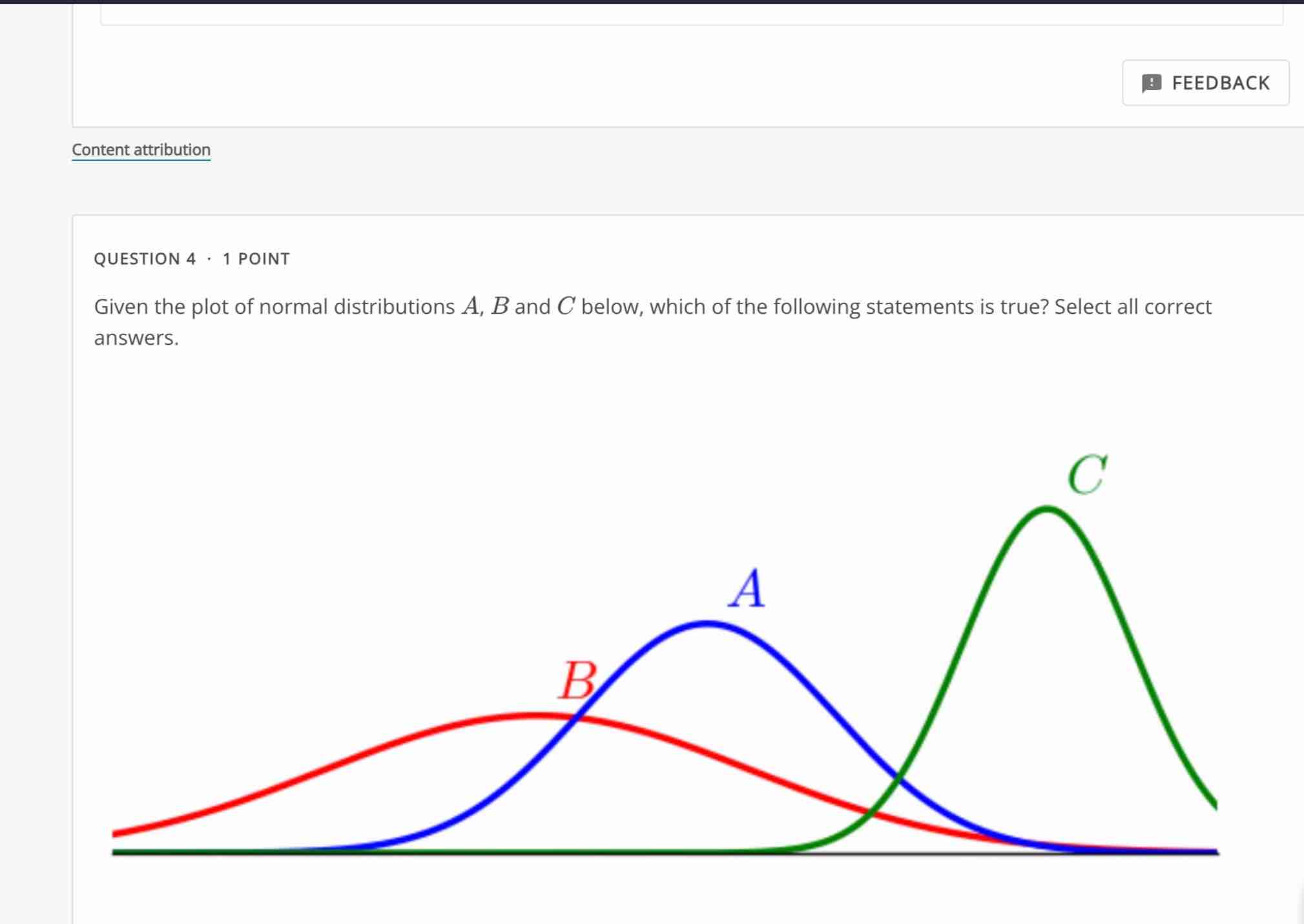 Solved Content attributionQUESTION 4 \( \cdot \) 1 | Chegg.com