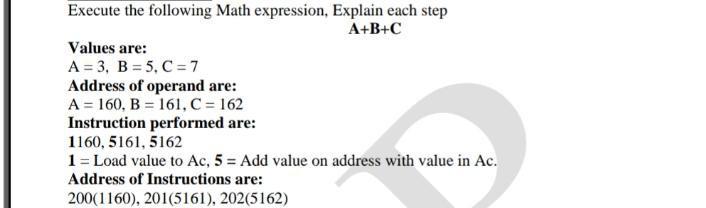 Solved Execute the following Math expression, Explain each | Chegg.com