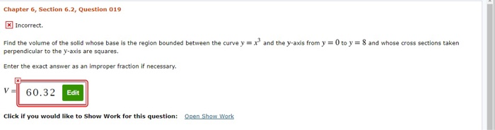 Solved Chapter 6, Section 6.1, Question 003 Find the area of | Chegg.com