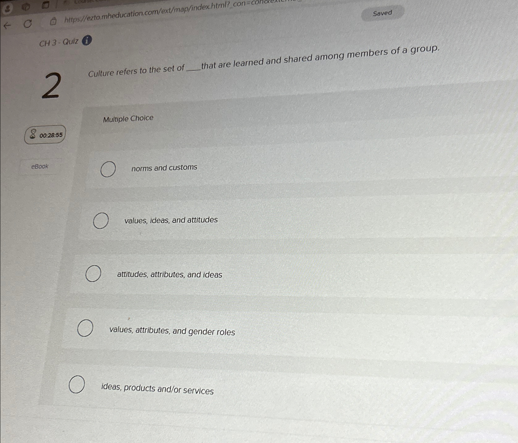 Solved Culture refers to the set of that are learned and | Chegg.com