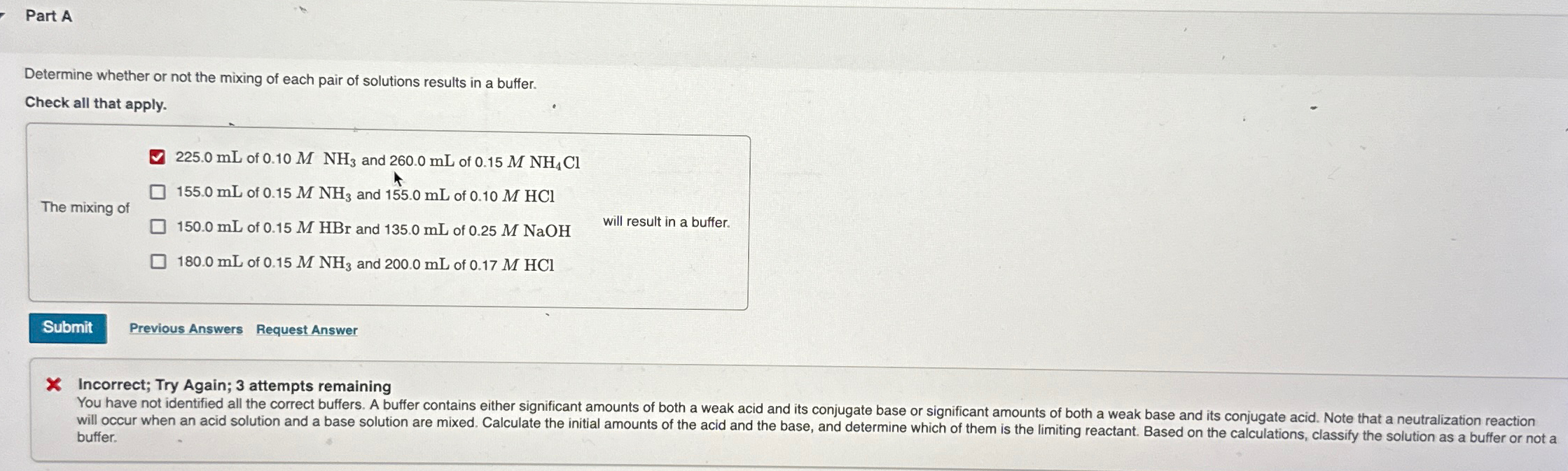 Part ADetermine whether or not the mixing of each | Chegg.com