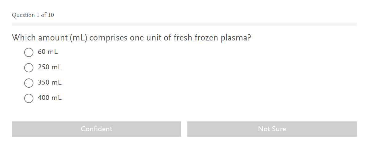 Solved Question 1 ﻿of 10Which amount ) ﻿comprises one unit | Chegg.com