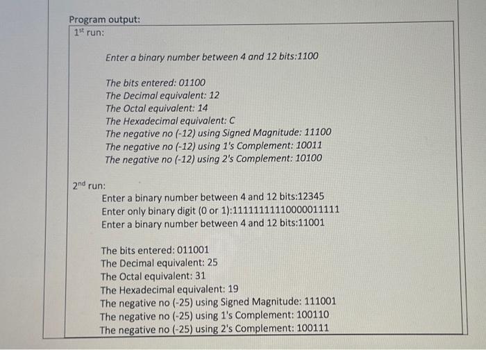 Solved Review for the Binary number system conversion, | Chegg.com
