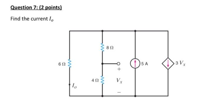 Solved Find the current Io | Chegg.com