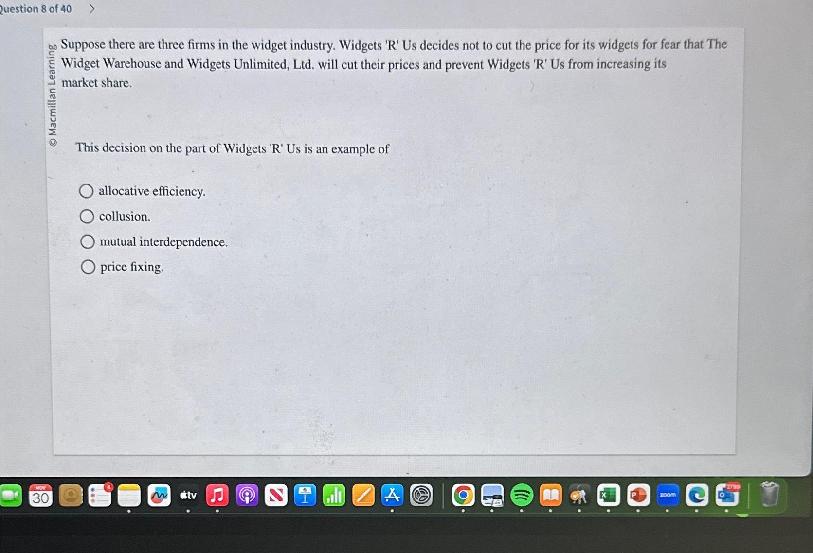 Solved Suppose there are three firms in the widget industry. | Chegg.com