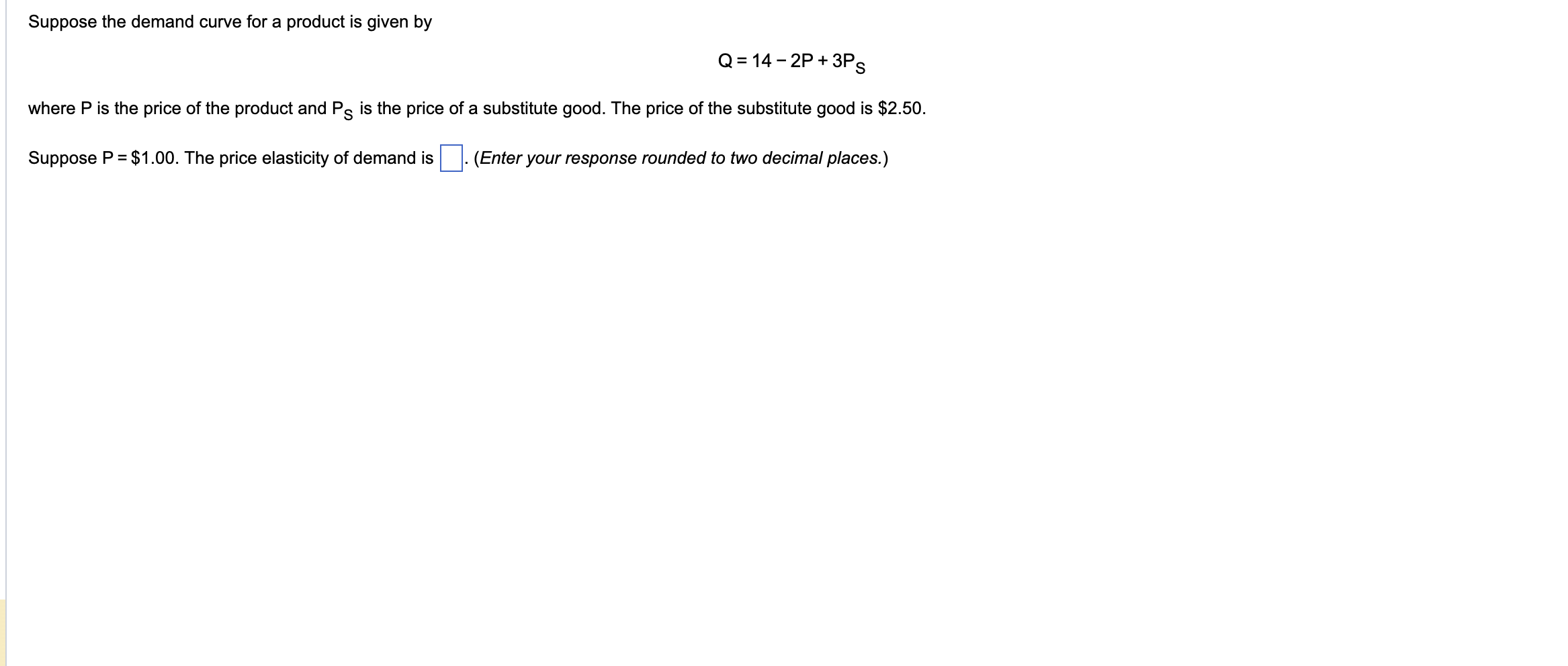 Solved Suppose the demand curve for a product is given | Chegg.com