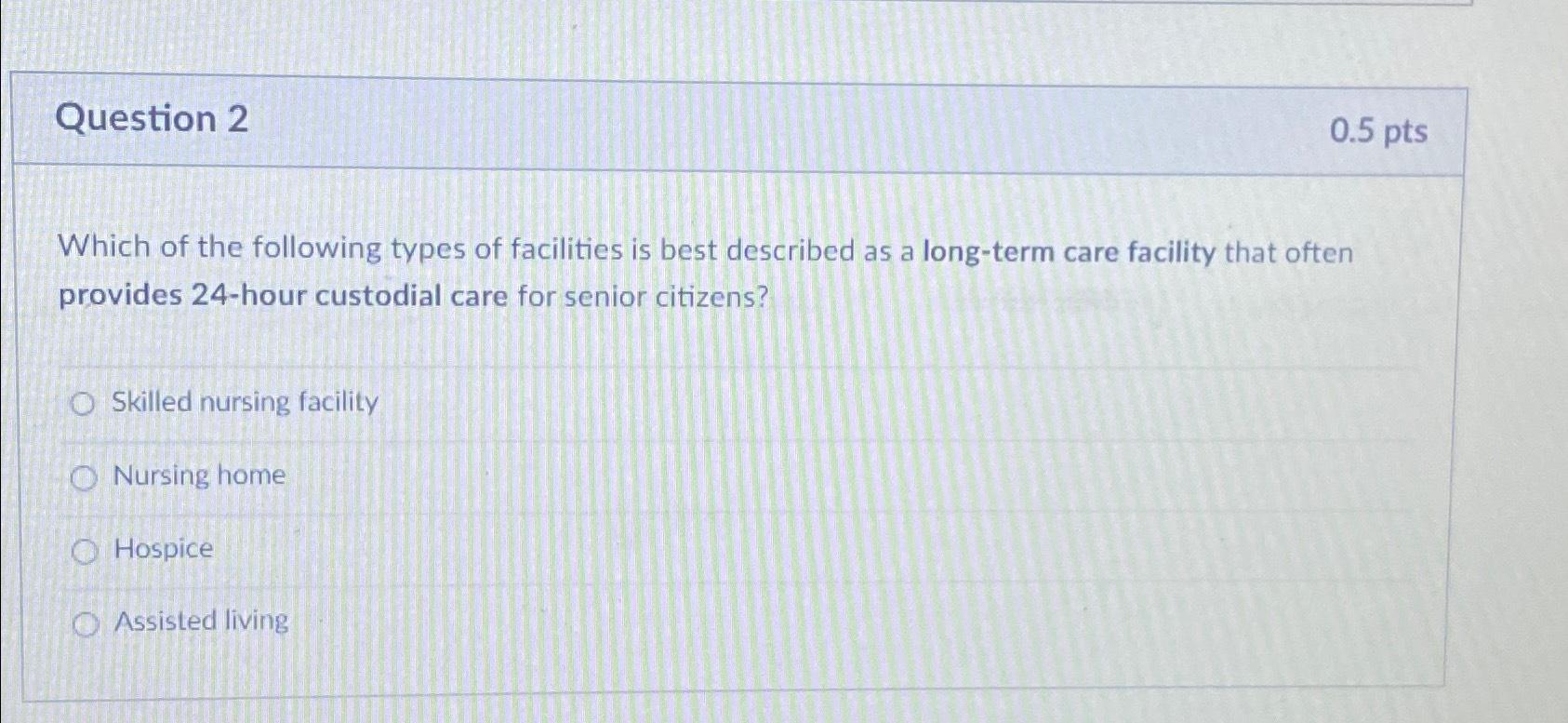 Question 20.5ptsWhich of the following types of | Chegg.com