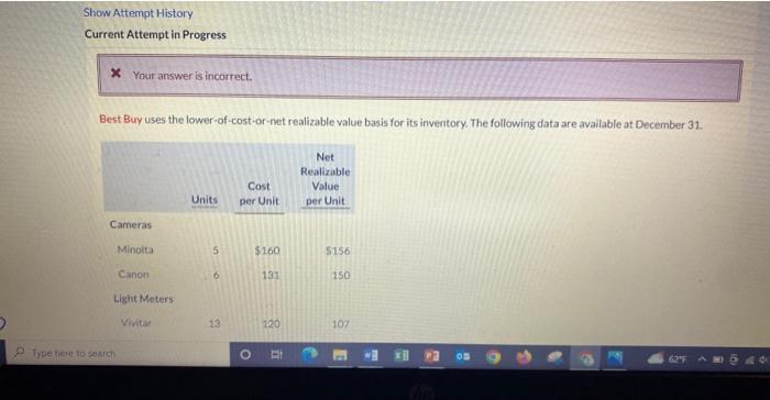 Solved Show Attempt History Current Attempt in Progress * | Chegg.com