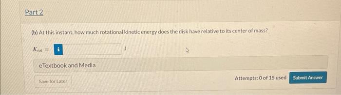 Solved A string is wrapped around a disk of mass m=1.60 kg | Chegg.com