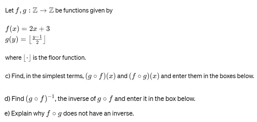 Solved I have the solutions for c, ﻿d and e, ﻿but I don't | Chegg.com