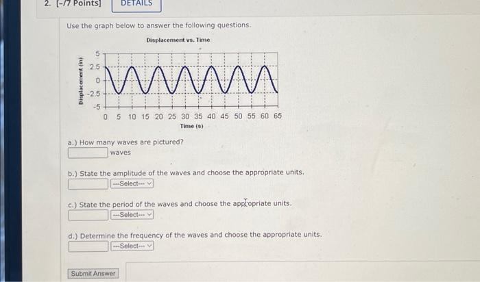 Solved Use the graph below to answer the following | Chegg.com