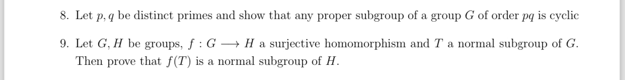 Solved Let p,q ﻿be distinct primes and show that any proper | Chegg.com