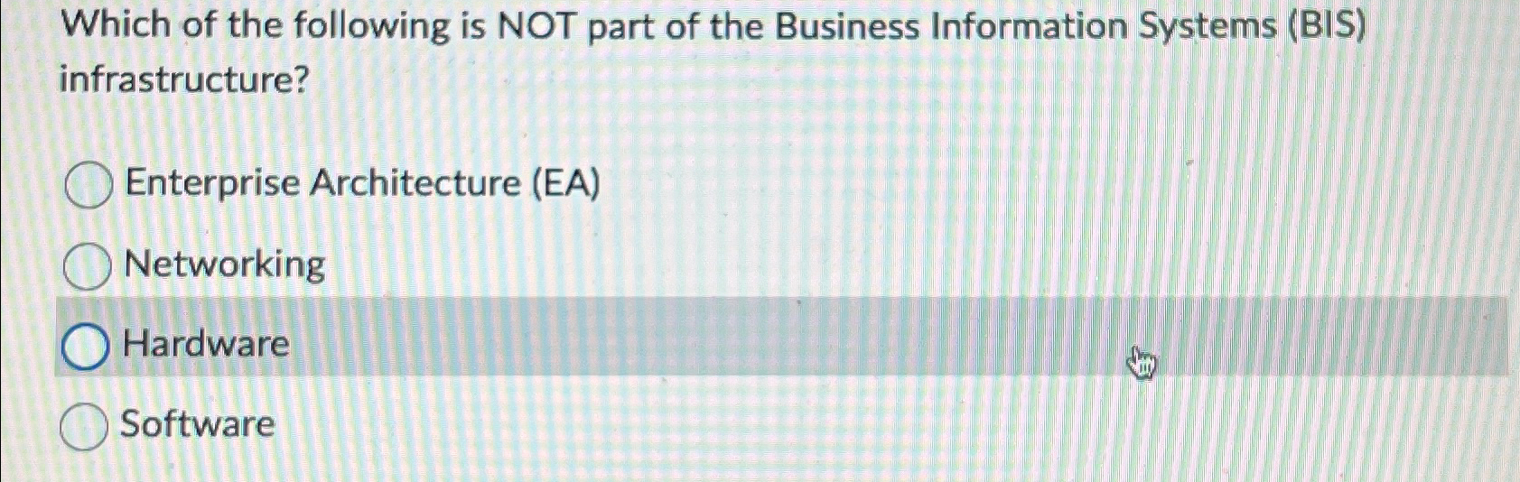 Solved Which of the following is NOT part of the Business | Chegg.com