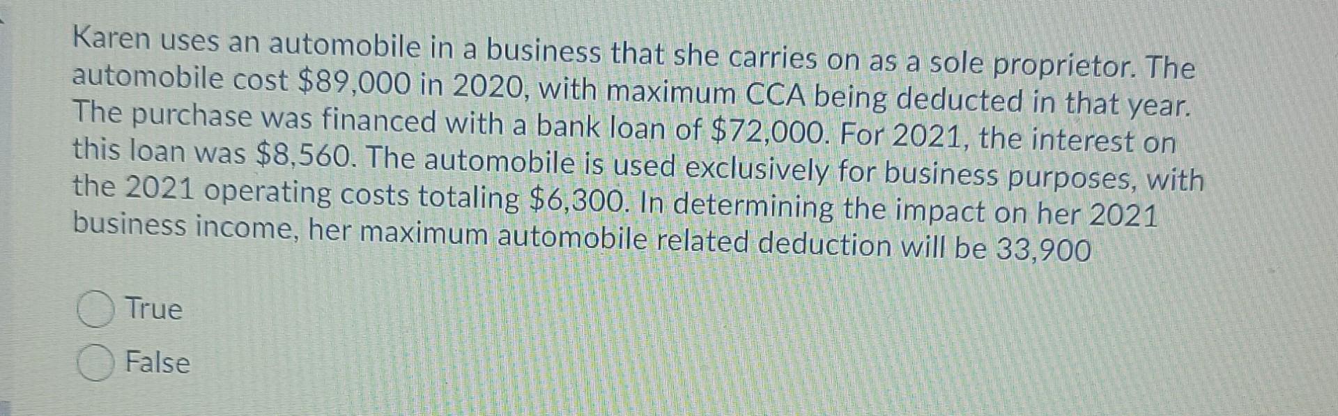 Solved The Accll provisions do not apply to depreciable | Chegg.com