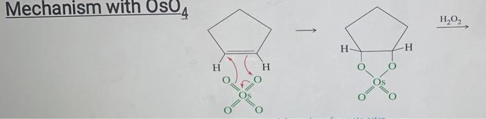 Solved Mechanism with OSO4 H2O2 H -H H a Which of the | Chegg.com