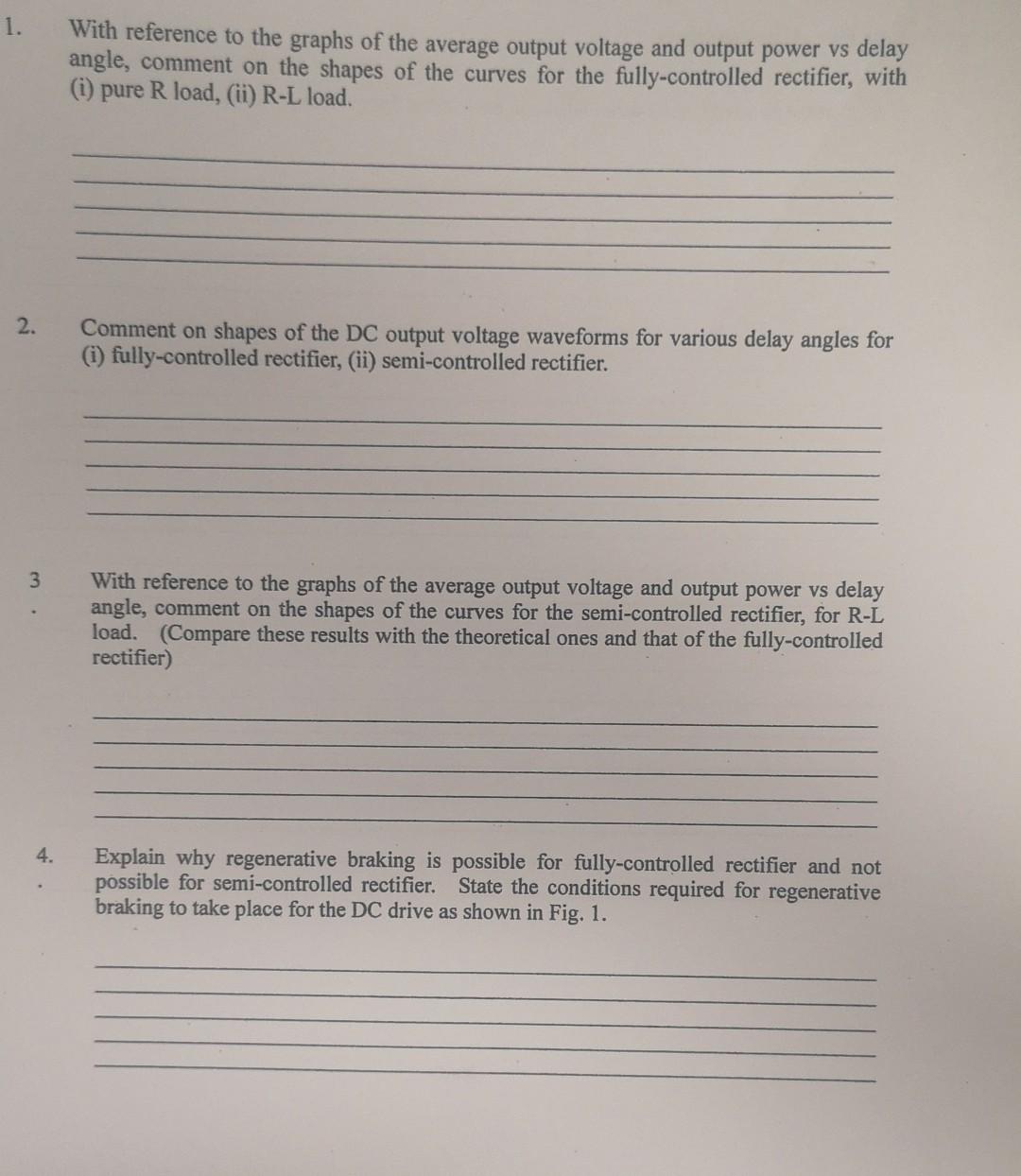 Solved 1. Fill in the data for R=270Ω : Table 1 2. Fill in | Chegg.com