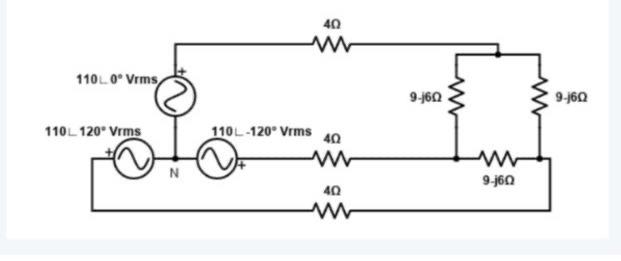 Solved What is the total active power consumed by the load | Chegg.com