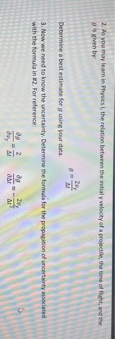 Solved i just need the formula for number 3. but i included | Chegg.com