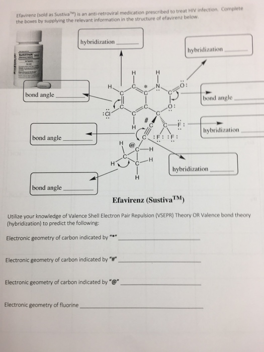 Solved Efavirenz (sold as Sustiva) is an anti-retroviral | Chegg.com